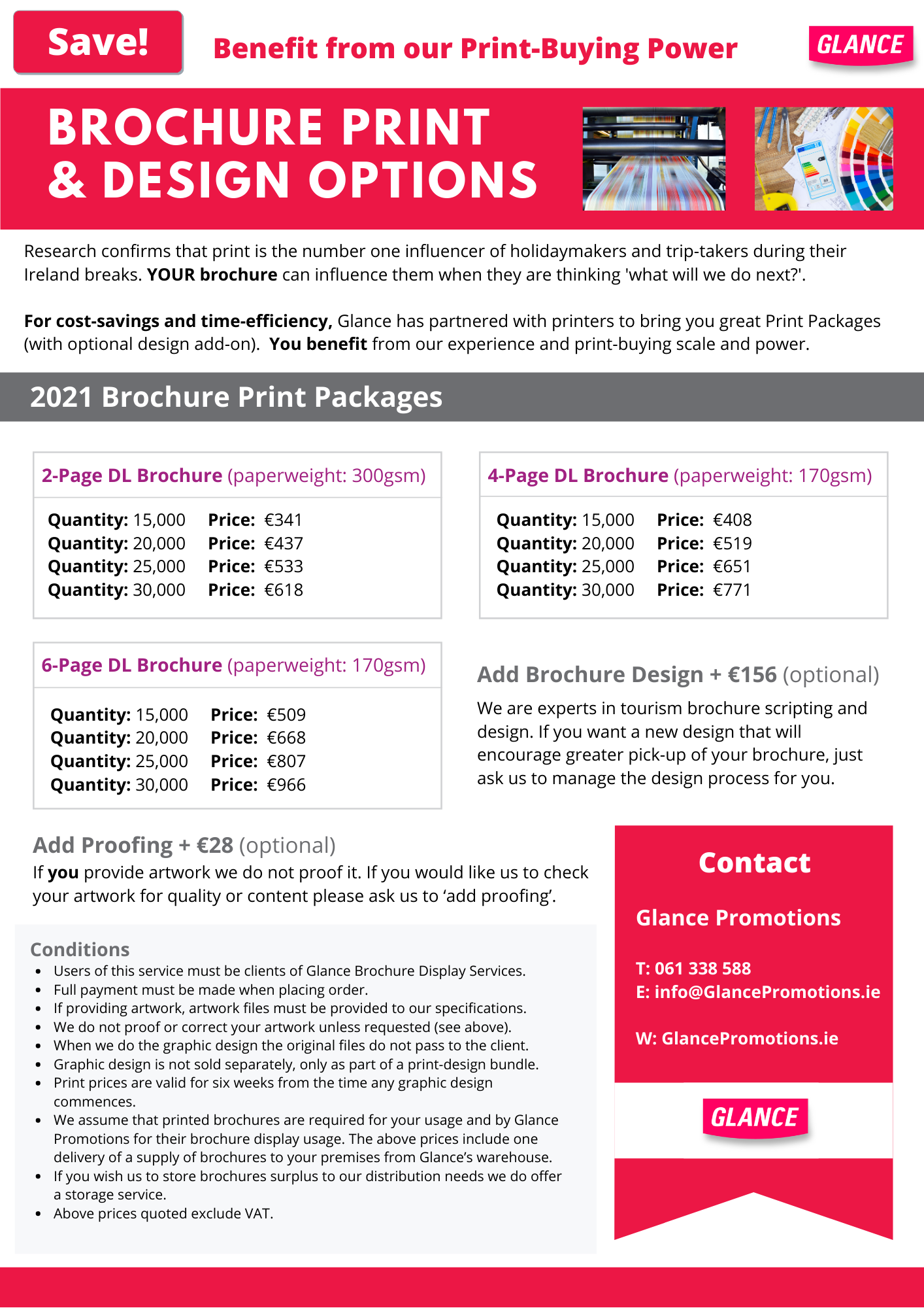 Design and Print Services - Glance Promotions